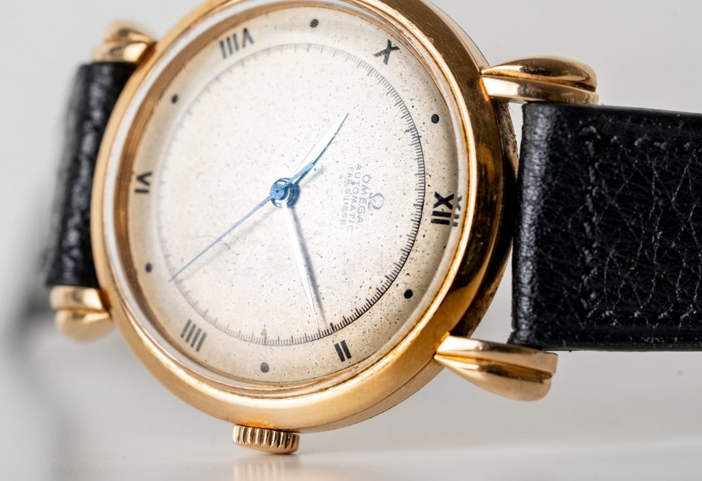 Vintage Omega 18K "Fab Suisse" con Fancy Lugs 1944 - Vintage Omega ...