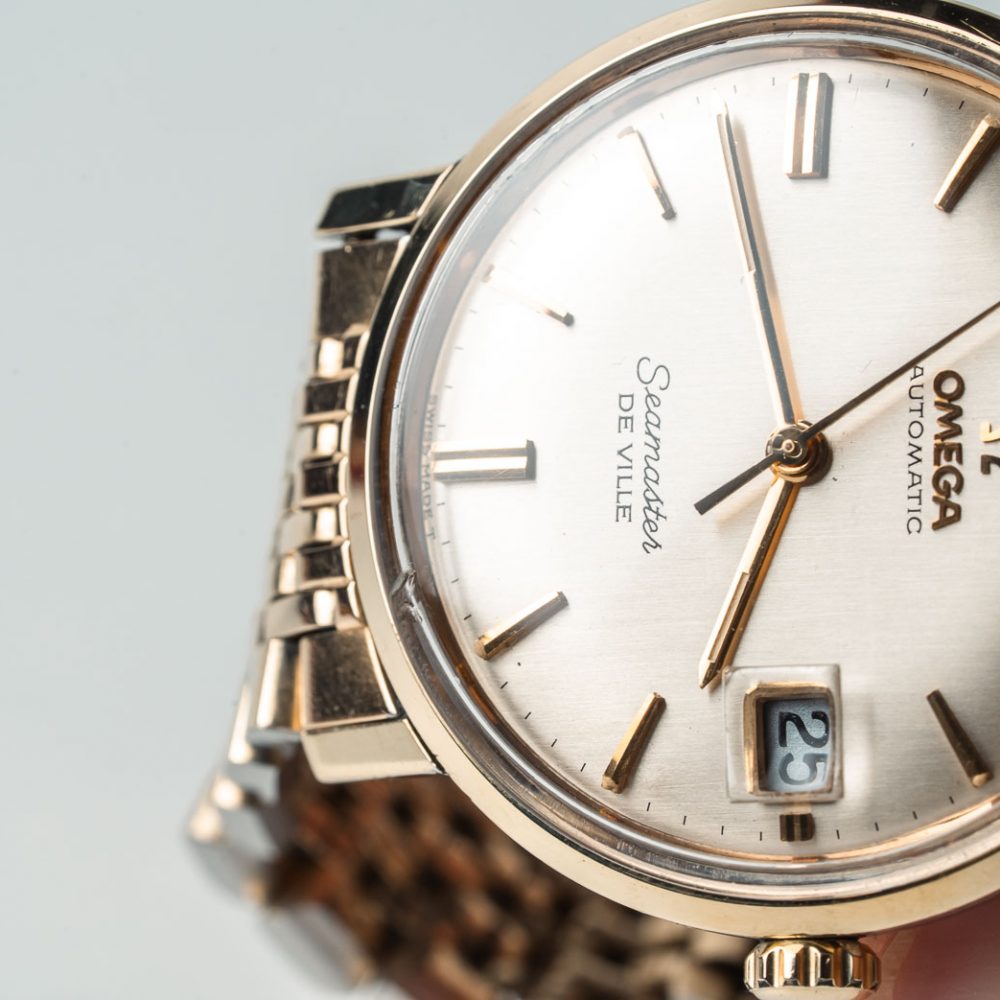 Vintage Omega Seamaster de Ville Gold Plated with BOR Bracelet 166.020 ...