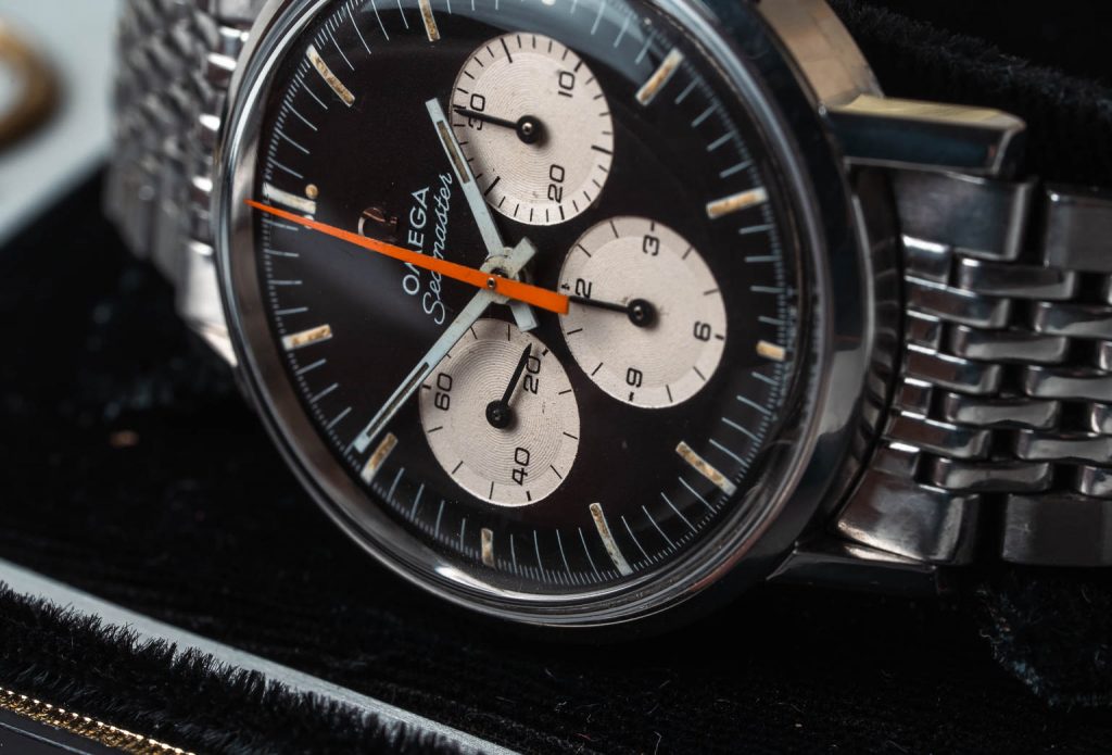 Vintage Omega Seamaster "Mexicano" Reverse Panda Chronograph 145.005 w ...