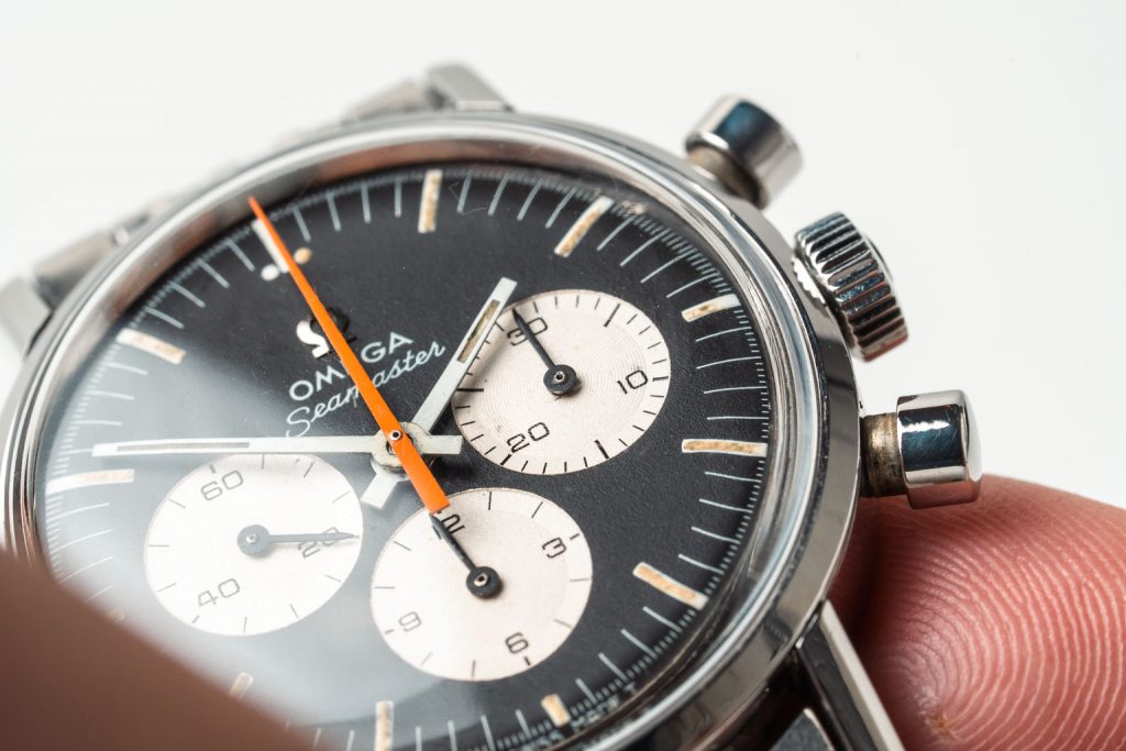 Vintage Omega Seamaster "Mexicano" Reverse Panda Chronograph 145.005 w ...