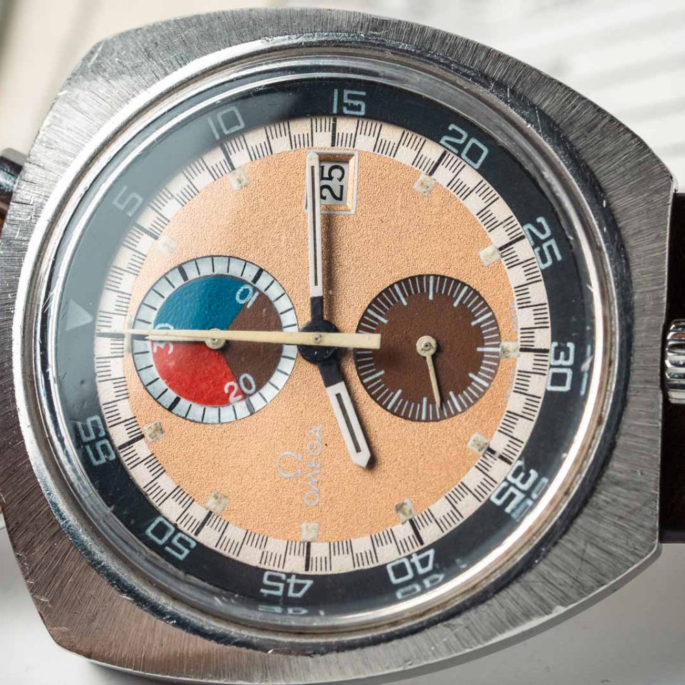 Vintage Omega Seamaster Bullhead chronograph from 1969 collector's set ...