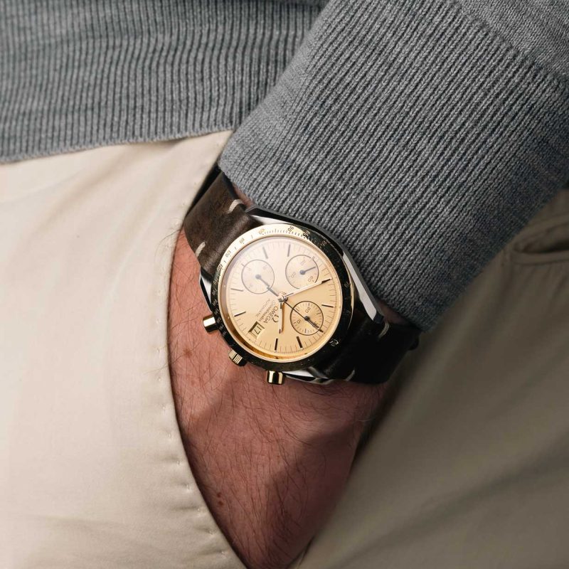 Vintage Omega Speedmaster Reduced two-tone champagne dial 175.0043 from ...