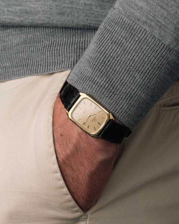 Vintage Omega De Ville gold plated with texture dial ref 191.0126 from ...