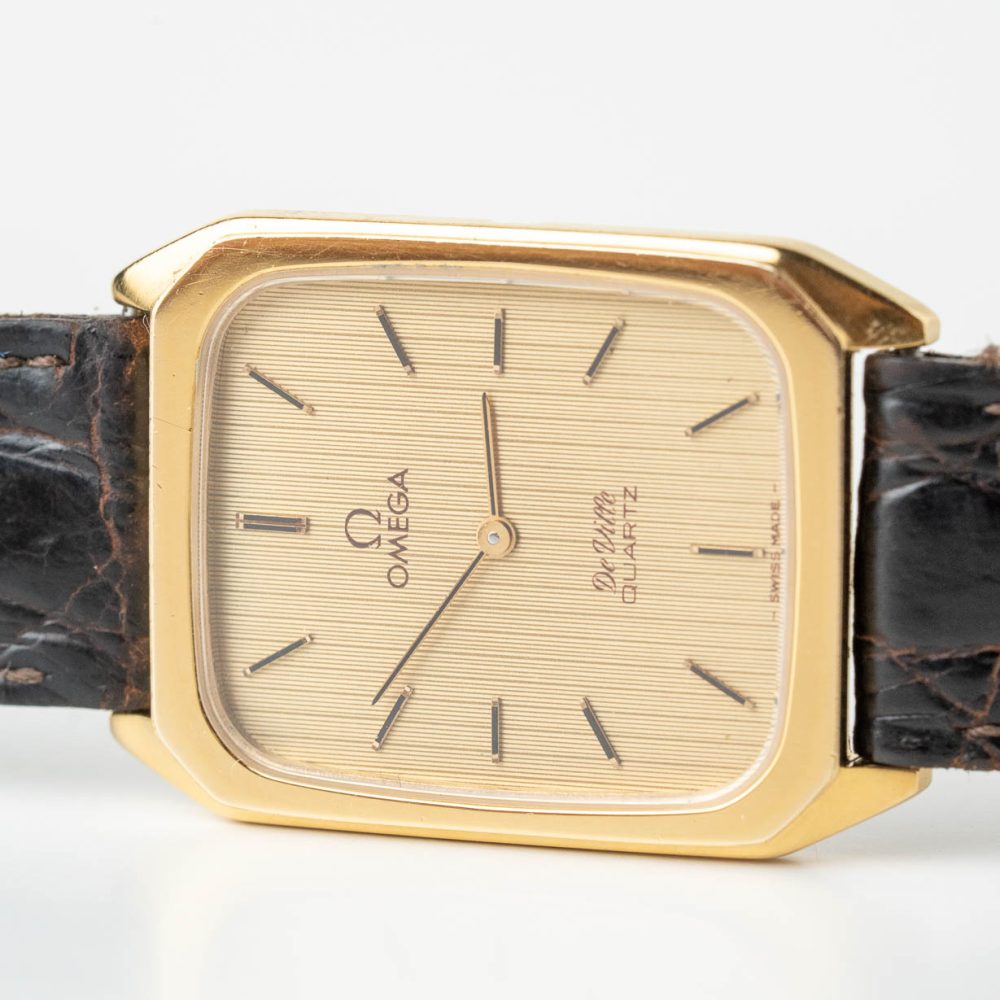 Vintage Omega De Ville gold plated with texture dial ref 191.0126 from ...