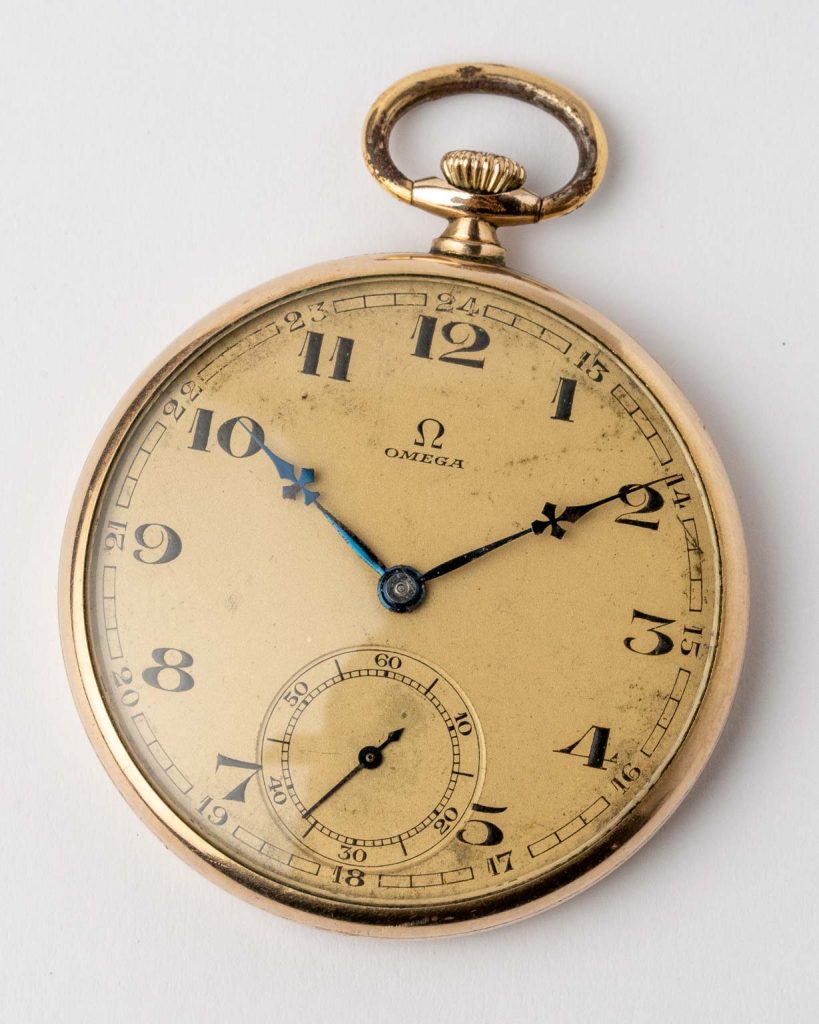 Reloj de bolsillo Omega vintage con segundero de 1933 - Vintage Omega ...