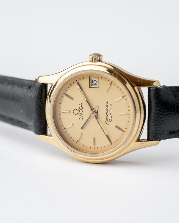 Vintage Omega Seamaster quartz for Ladies gold plated 596.0044 from ...