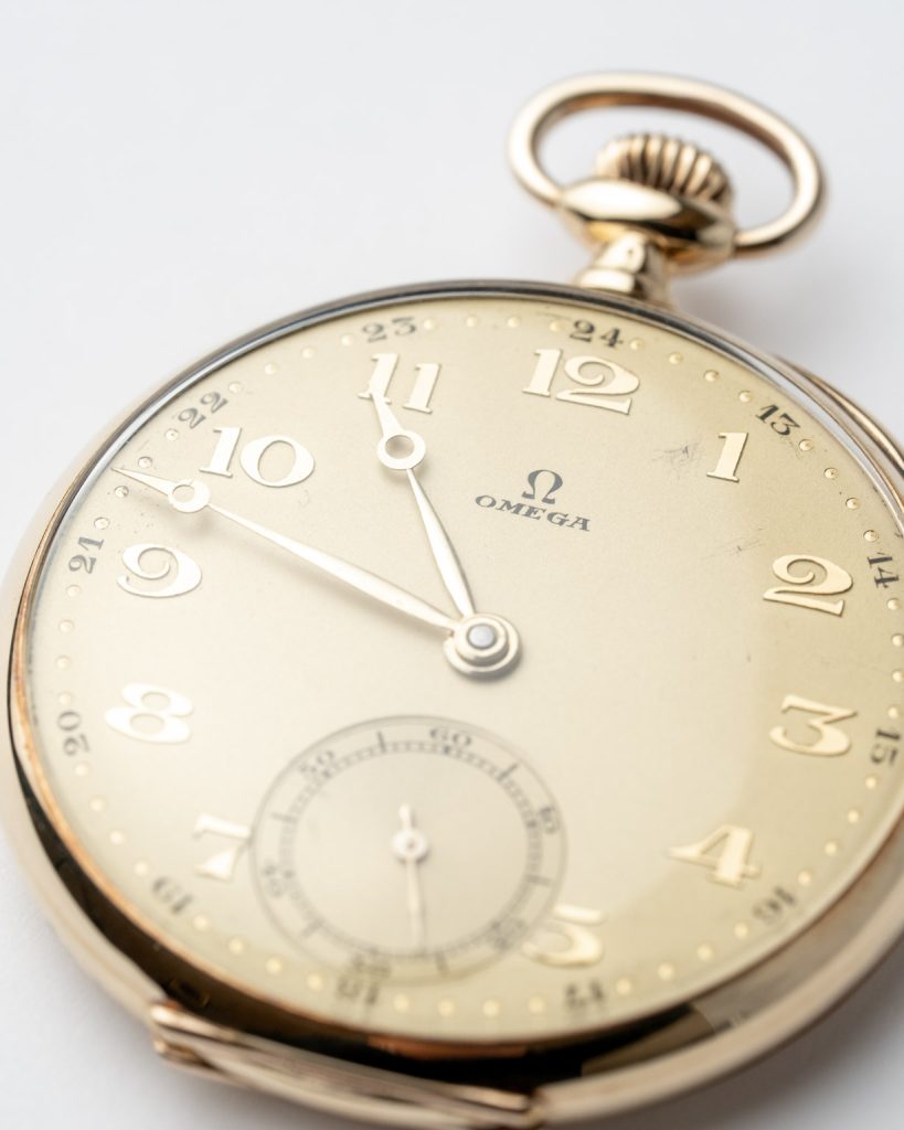 Vintage Omega Pocketwatch 14k with Breguet numerals from late 1920s ...