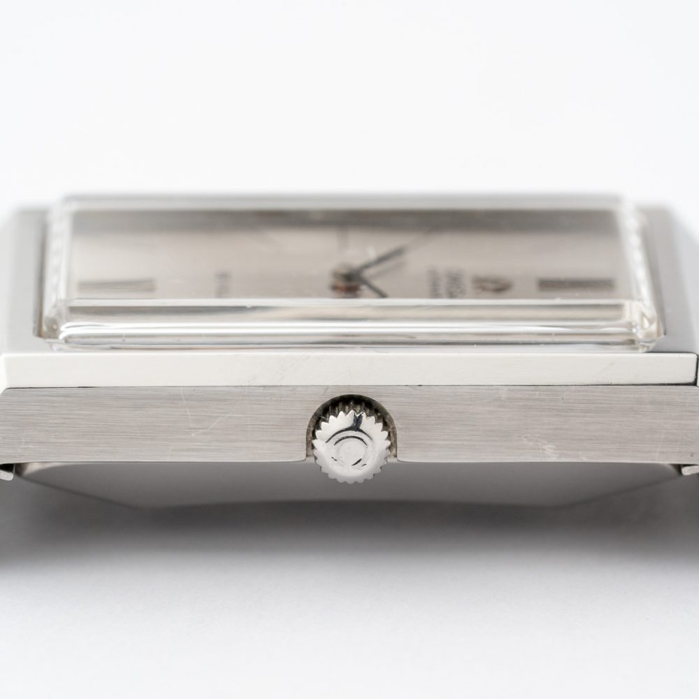 Vintage Omega De Ville Deauville rectangular with grey dial reference ...