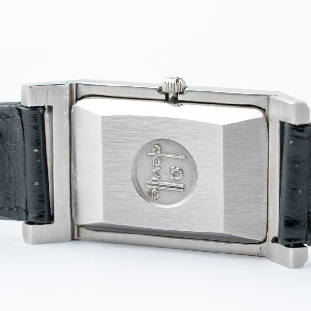 Vintage Omega De Ville Deauville rectangular with grey dial reference ...