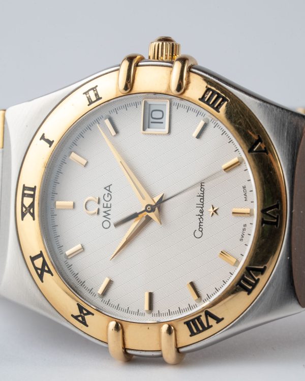 Vintage Omega Constellation Manhattan Two-Tone quartz with honeycomb ...