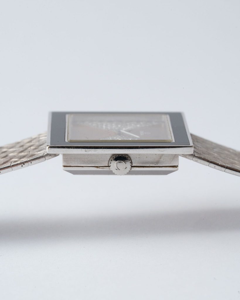 Vintage Omega Piece-Unique Pavé-set Lucky Number 8 Diamond/Wood dial ...