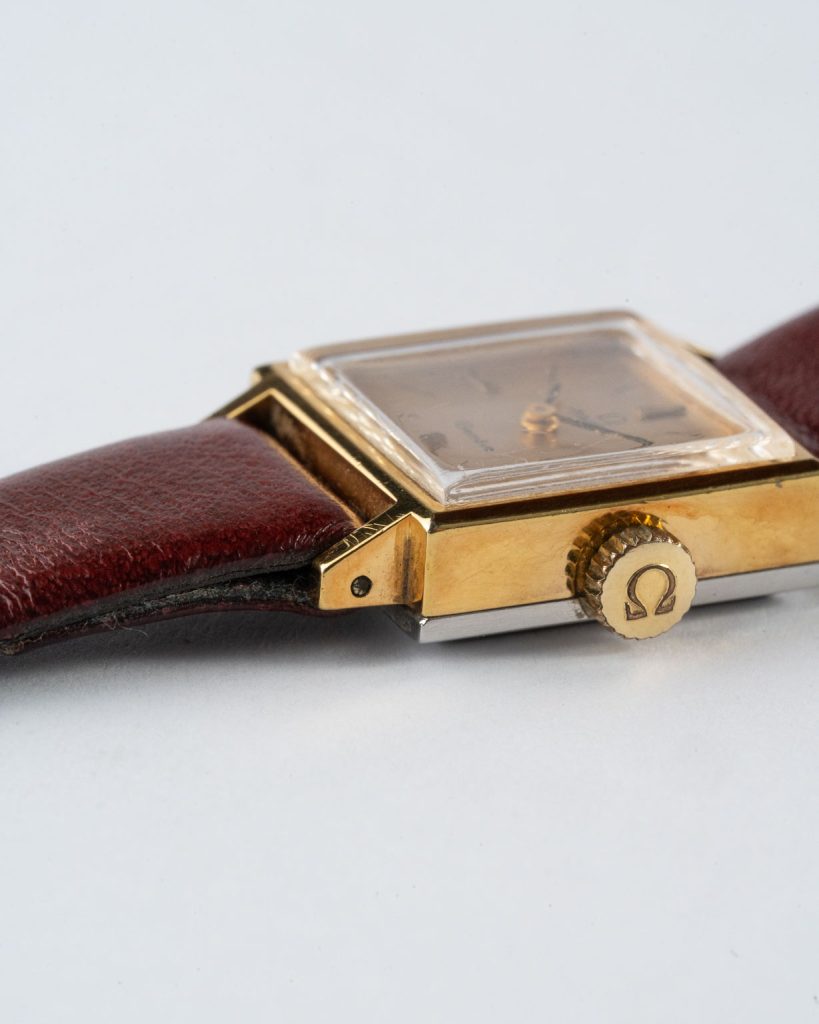 Vintage Omega Gold/Steel Square De Ville Classy watch for Ladies from ...