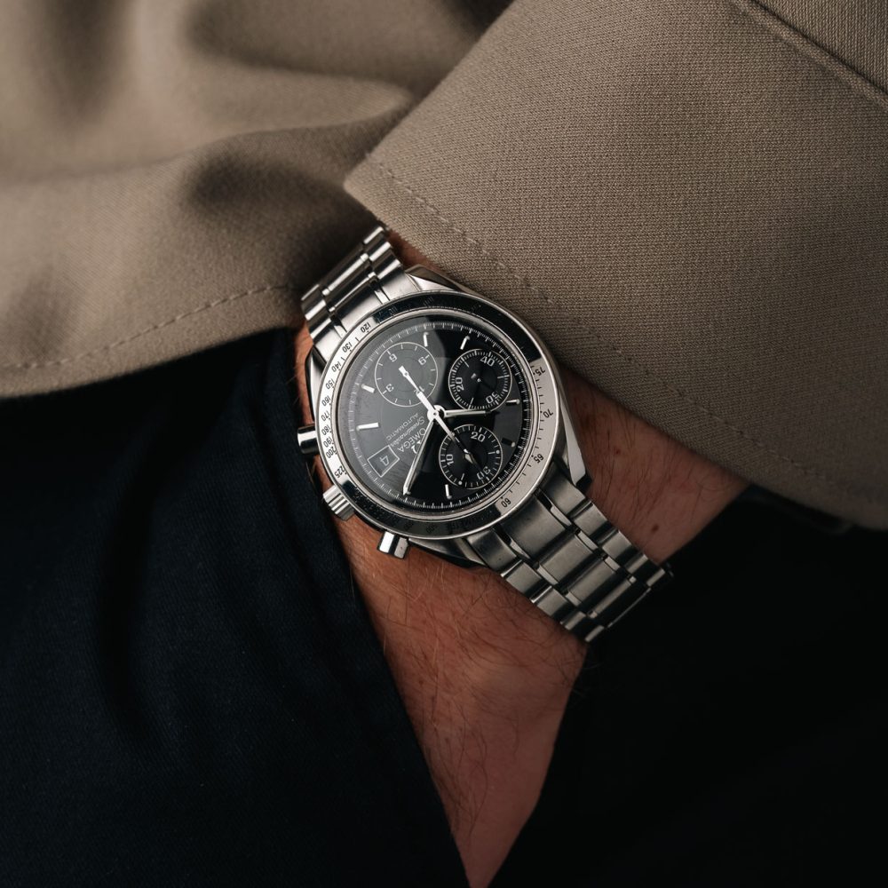 Vintage Omega Speedmaster Reduced Date black dial Full Set reference ...