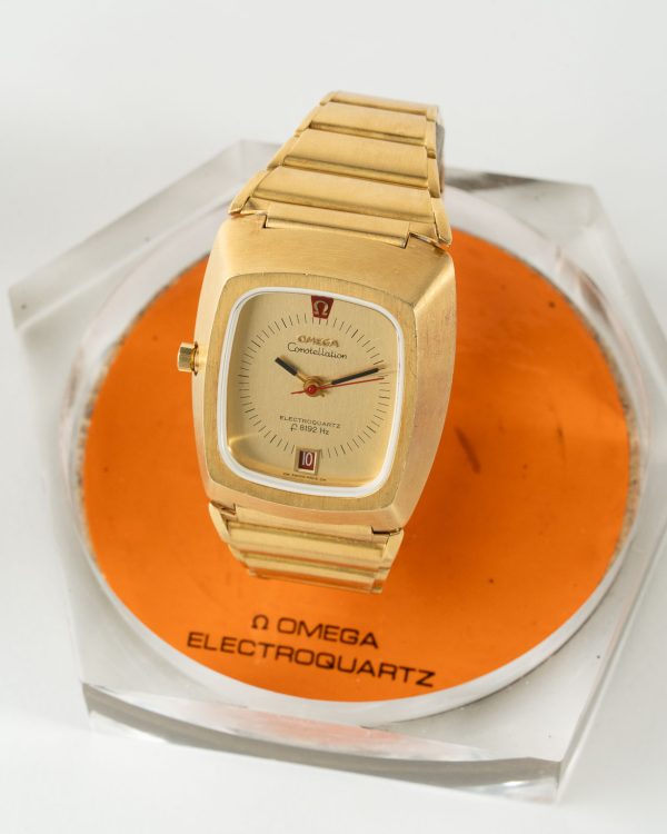 Vintage Omega Constellation Electroquartz Beta 21 in 18k Gold with ...