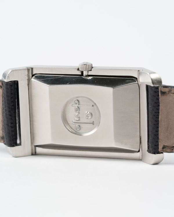 Vintage Omega De Ville Deauville rectangular with blue dial reference ...